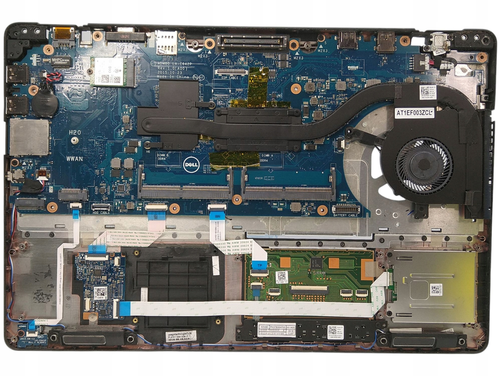 Płyta główna laptopa Dell ADM80 LA-C642P Intel Core i5-6300U ...